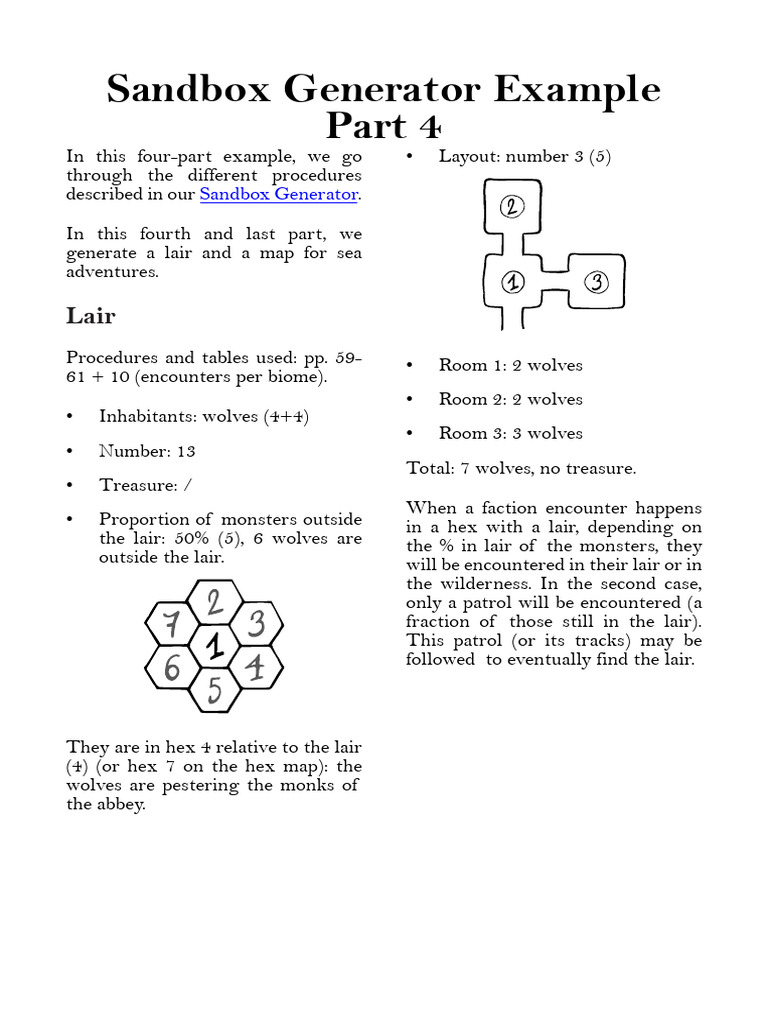 Atelier Clandestin Sandbox Generator Part 4 | PDF