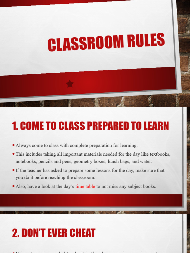 Classroom-rules | PDF