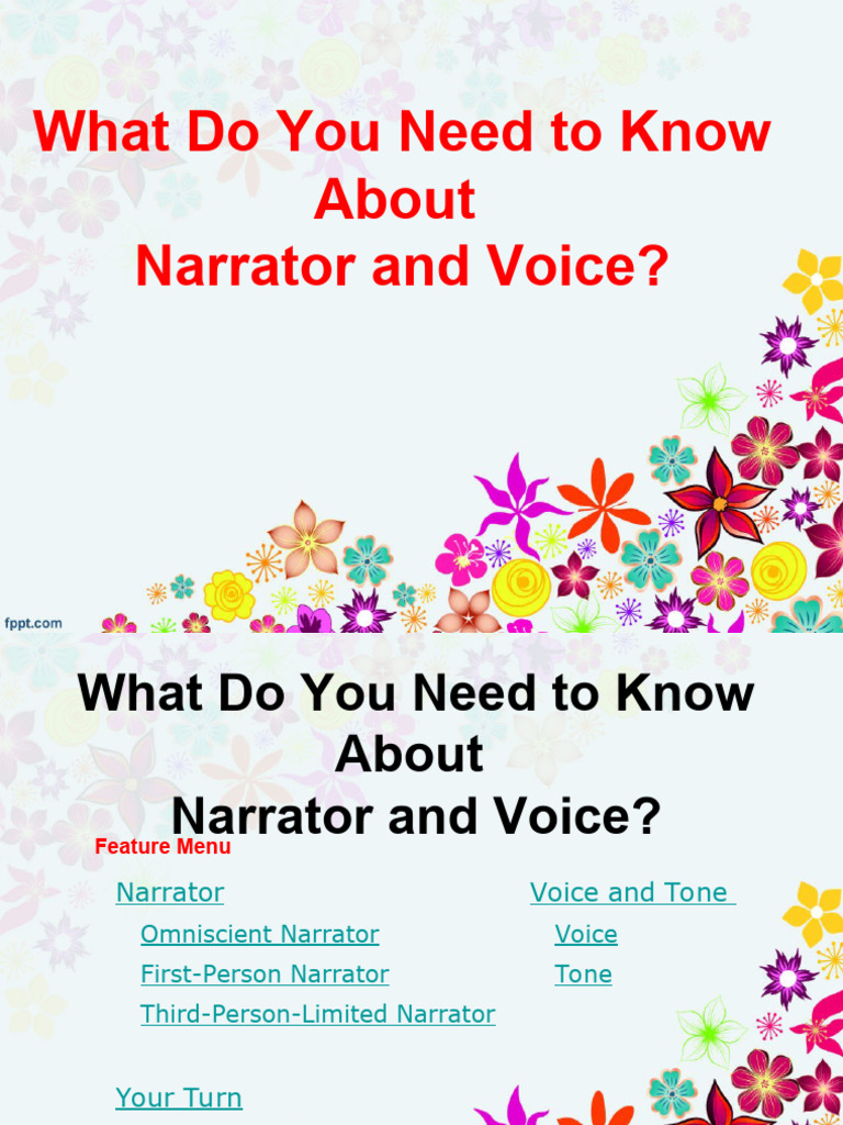 Narrator and Voice | PDF | Narration