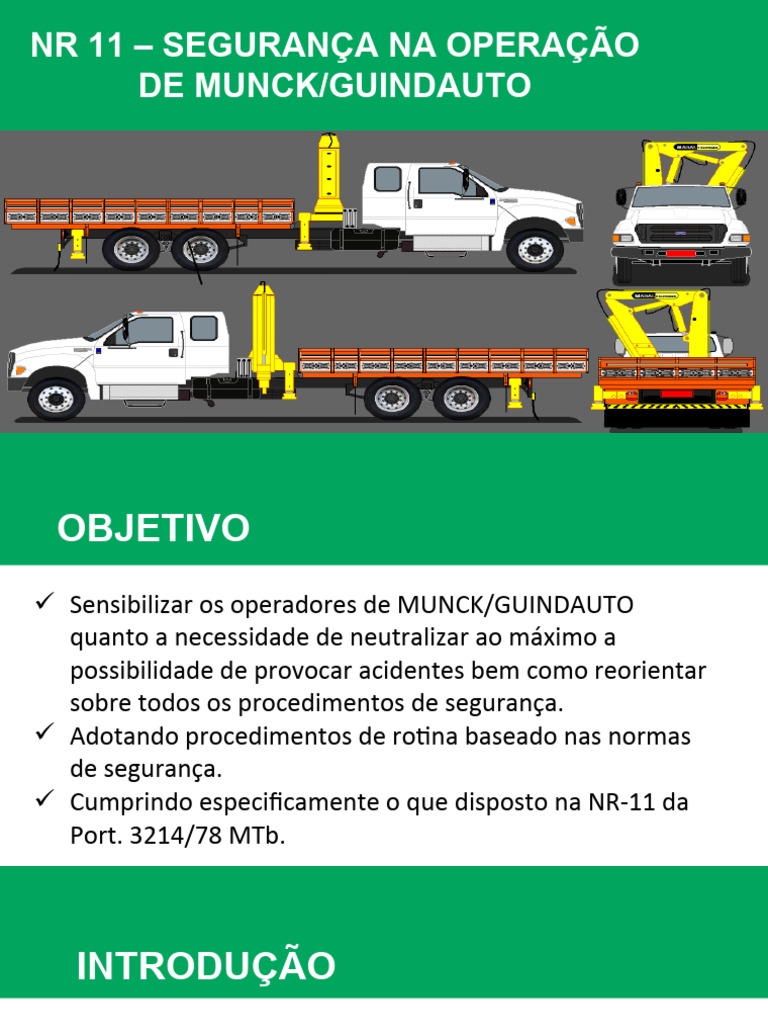 NR 11 Munck Atualizado | PDF