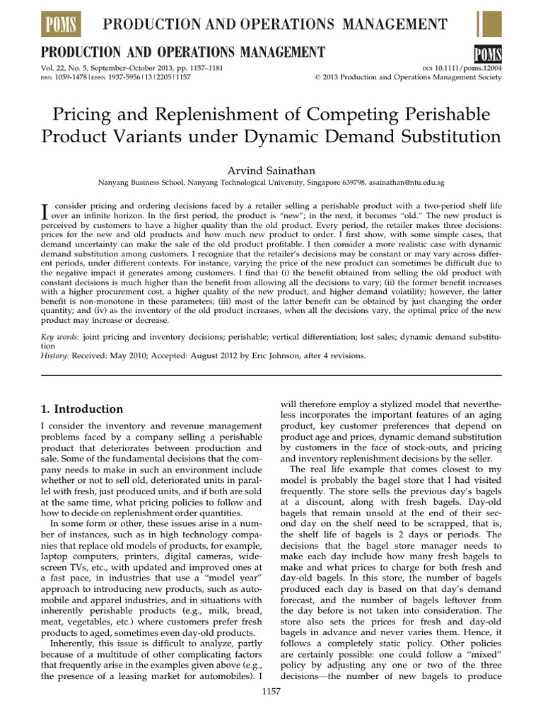 19 - Pricing and Replenishment of Competing Perishable Product Variants Under Dynamic Demand ...