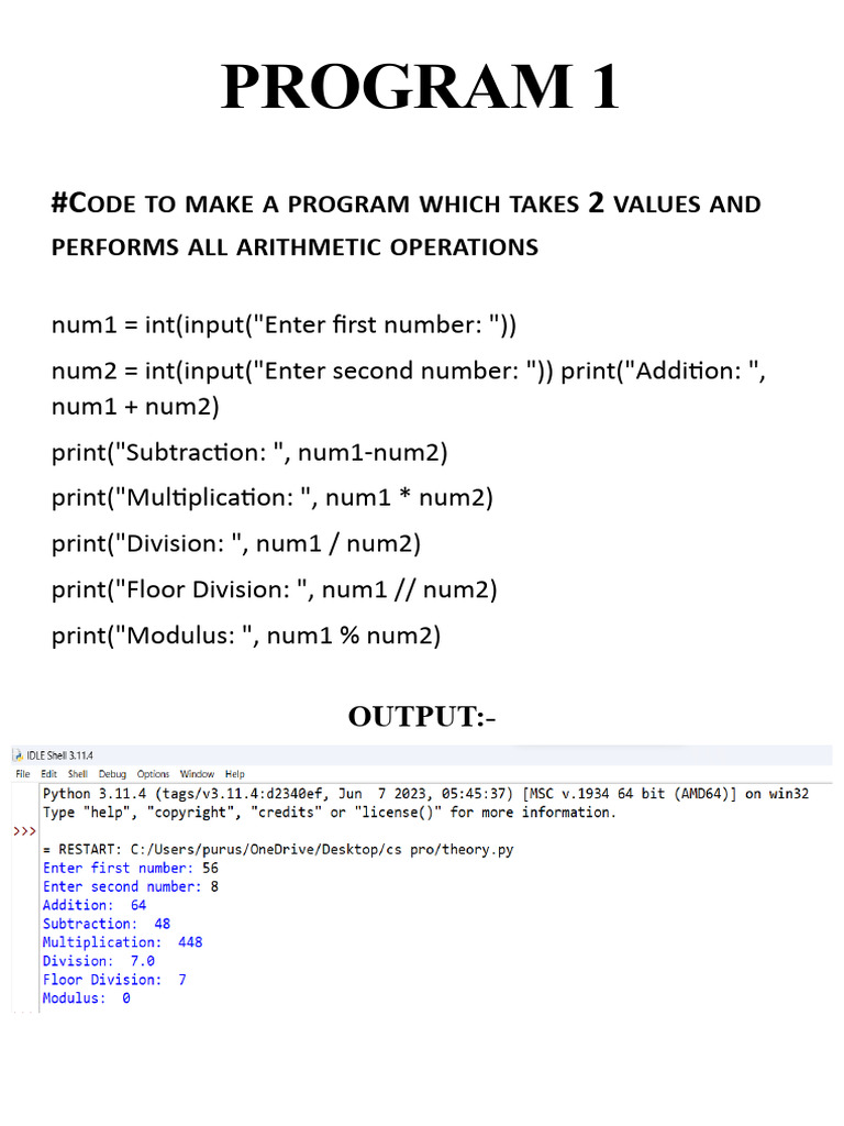 THEORY | PDF | Arithmetic | Mathematics