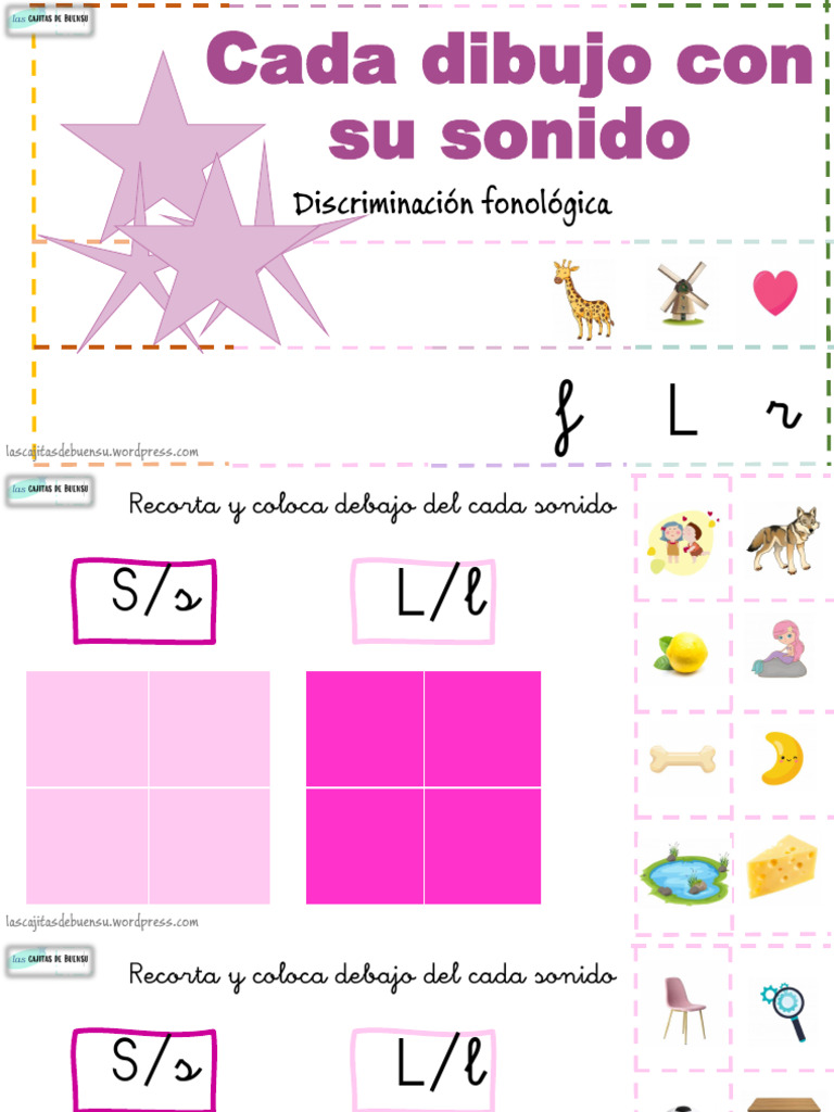 Cada Dibujo Con Su Sonido | PDF