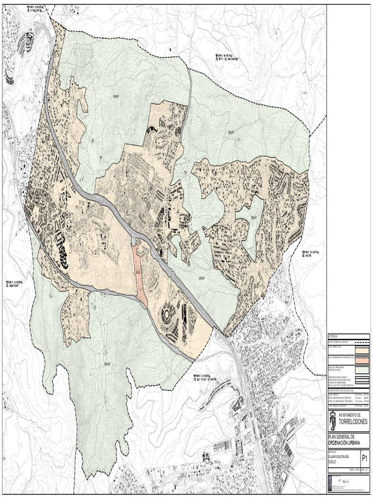 Plano Clasificacion Suelo | PDF