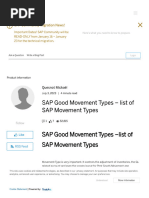 SAP Stock Types | PDF | Goods | Inventory