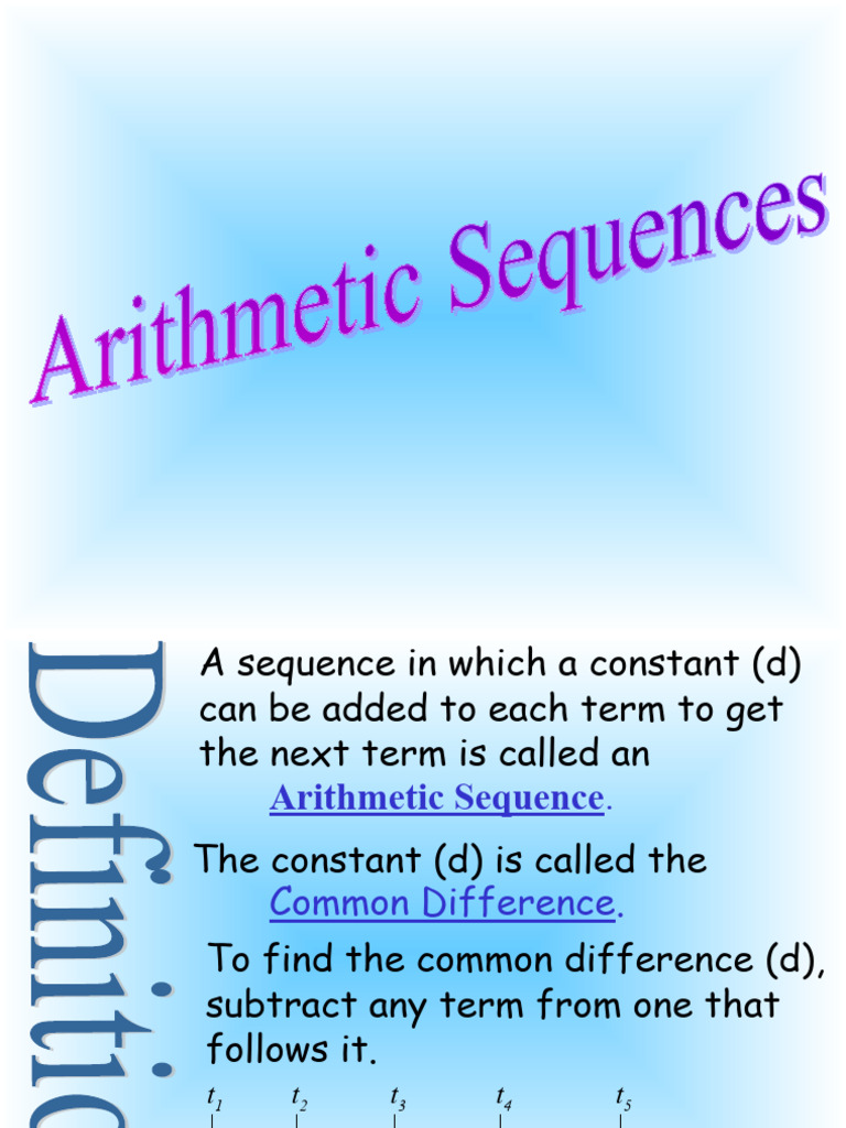 Aritmetic Sequence | PDF | Mathematics | Mathematical Objects