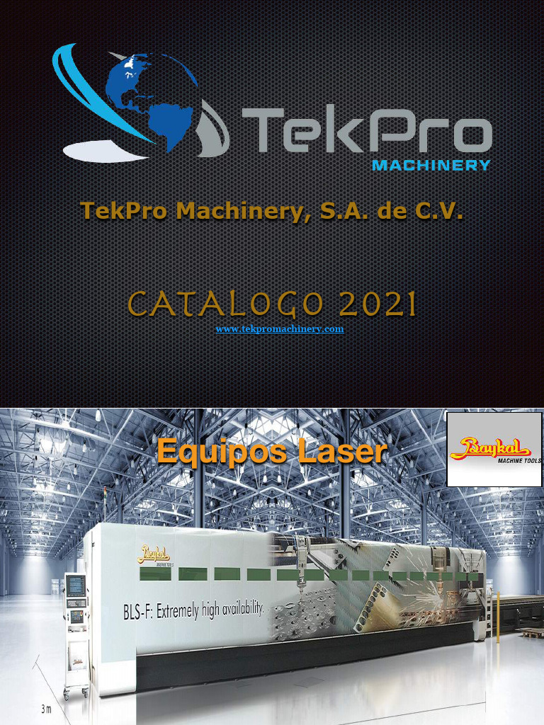 Catálogo de Equipos TekPro 2021 | PDF | Control numerico | Ingeniería