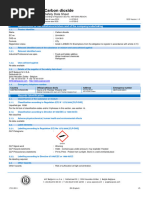 E 4574 Carbon Dioxide Safety Data Sheet Sds | PDF | Toxicity | Firefighting