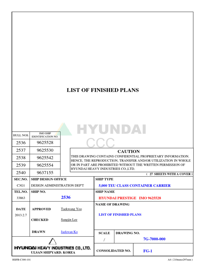 List of Finished Plans | PDF | Manual Transmission | Hull (Watercraft)