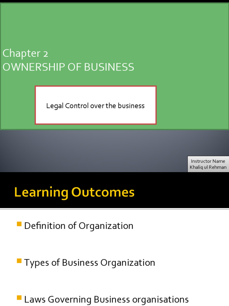 Chapter 02 Lect 5 and 6 and 7 and 8 and 9 | PDF | Partnership | Sole Proprietorship