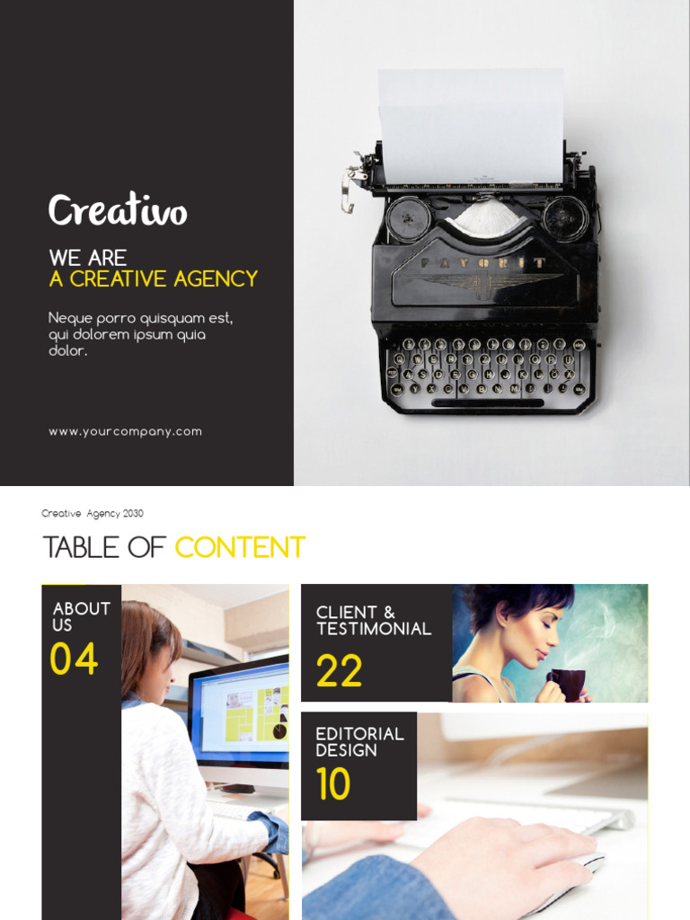 Creative Agency - A5 Portfolio Brochure Vol2 | PDF