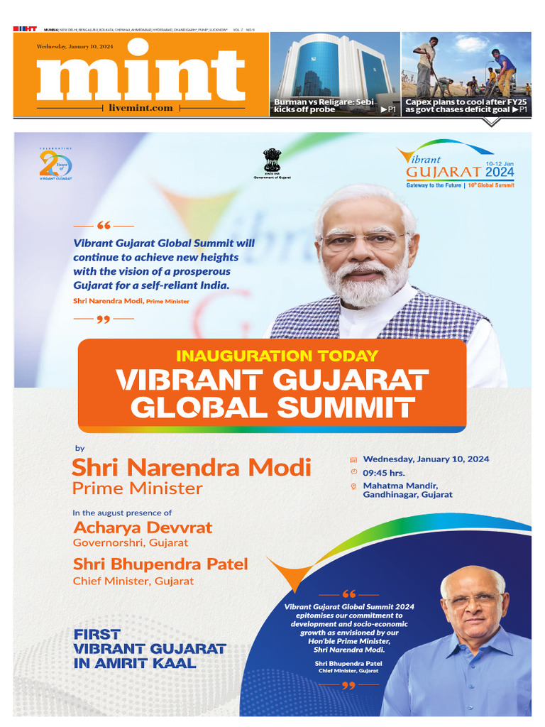 Mint Mumbai Mint 10-01-2024 | PDF | Economies