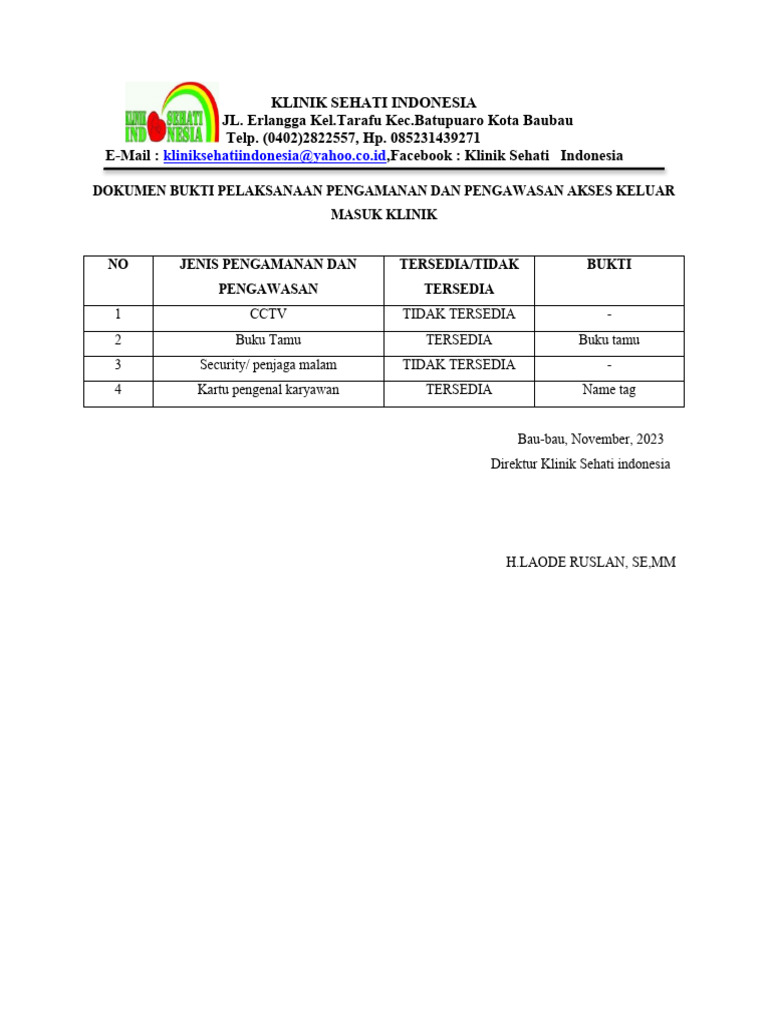 Bukti Pengamanan Dan Pengawasan | PDF Bukti Pengamanan Dan Pengawasan | PDF