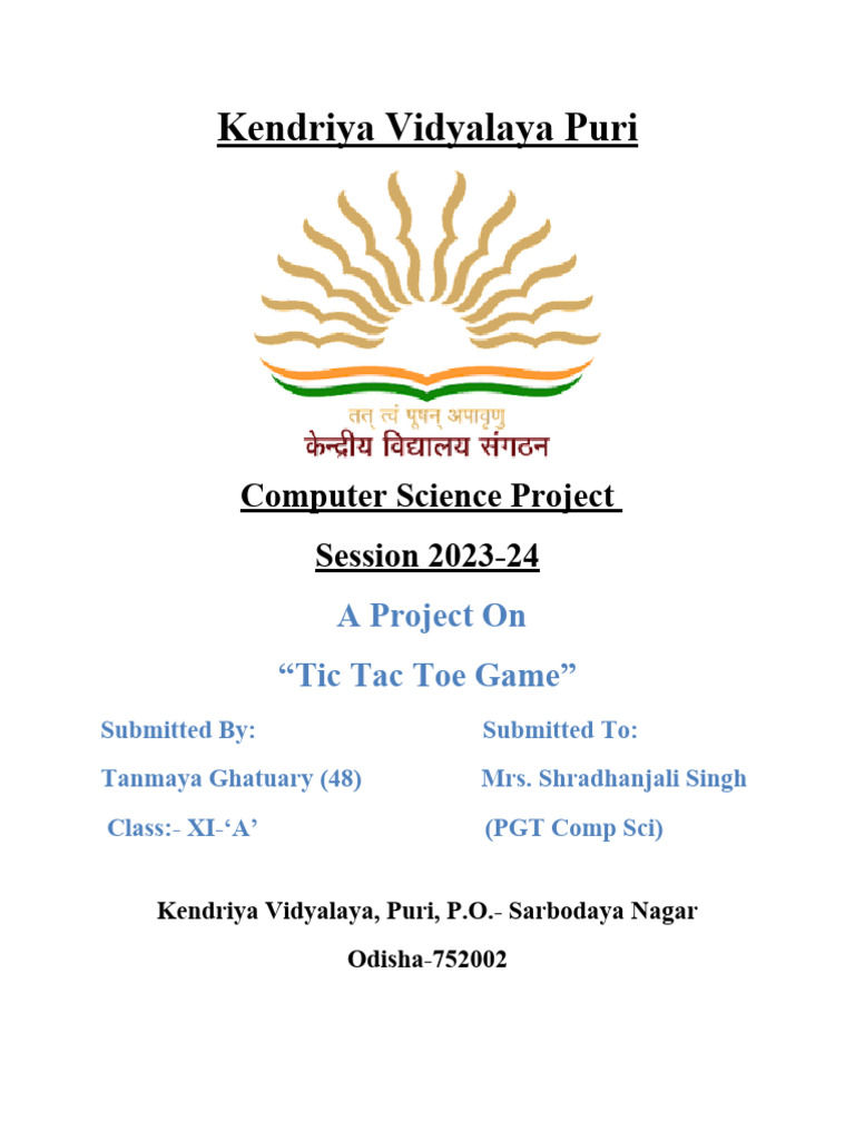 Computer Science Project (TANMAYA) | PDF | Computer Programming ... Computer Science Project (TANMAYA) | PDF | Computer Programming ...