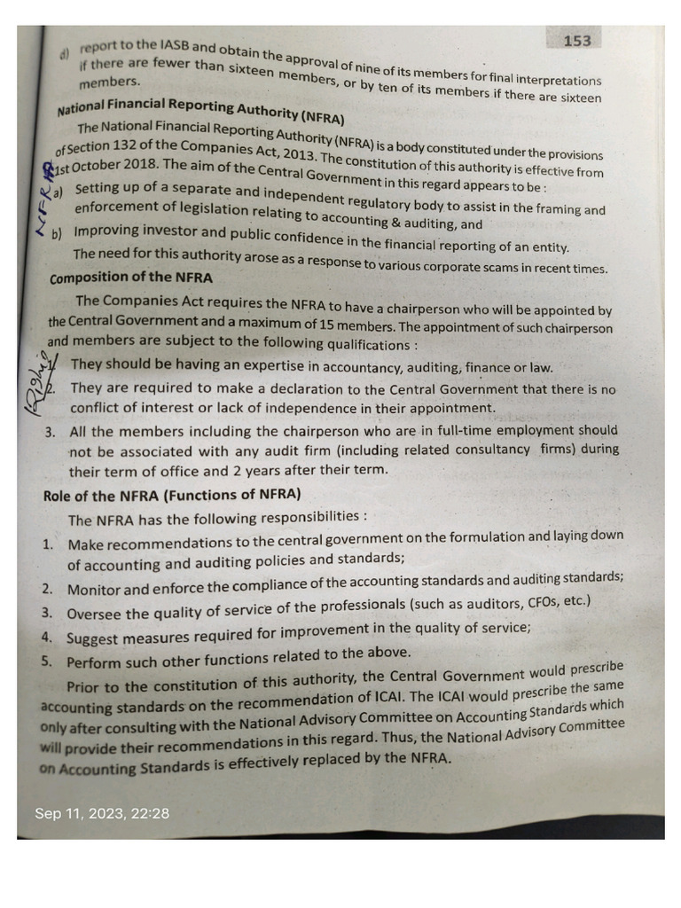 Nfra, Role of Nfra | PDF