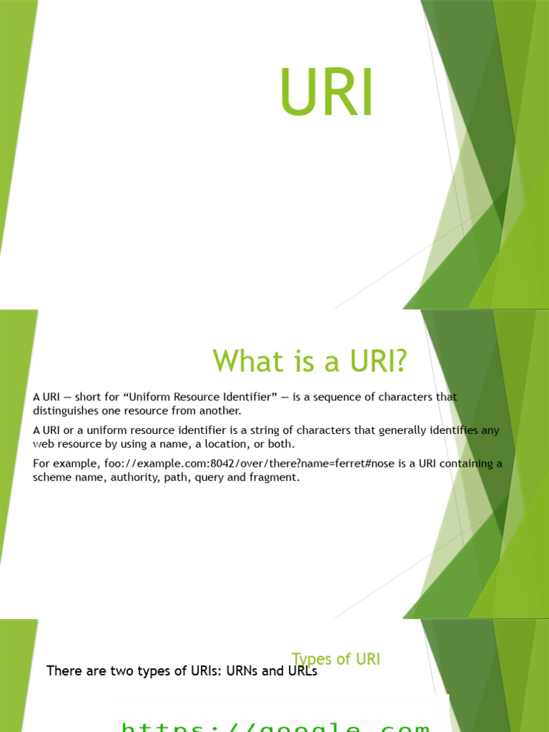 Uri | PDF | Uniform Resource Identifier | Web Development