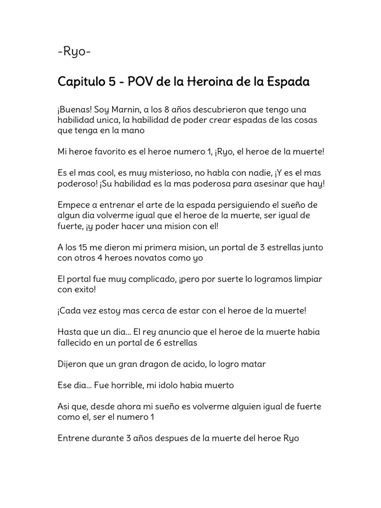 Ryo Cap 5 | PDF | Héroe