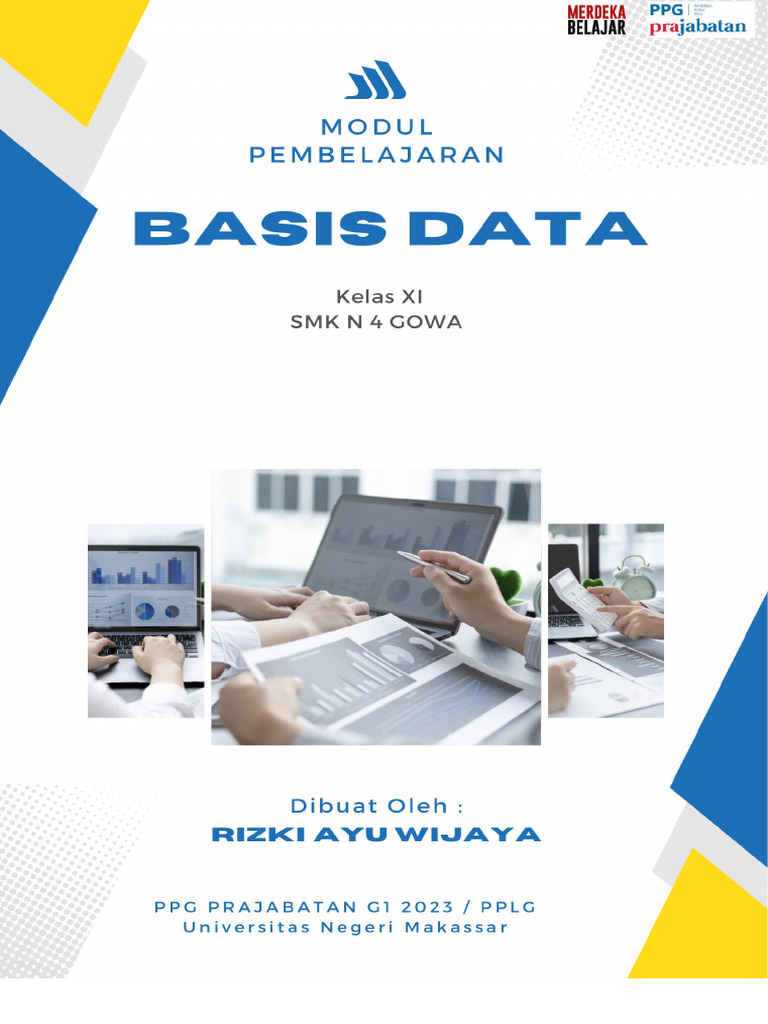 RPP - Lengkap - Basis Data 1-3 Pertemuan | PDF