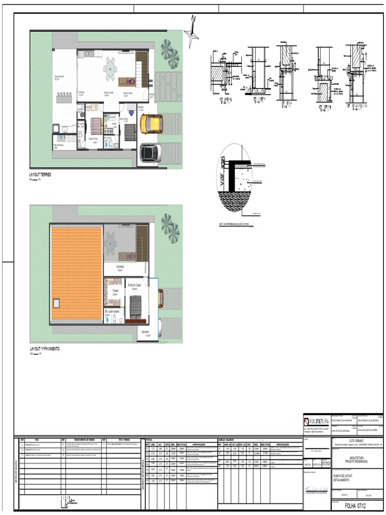 Projeto Arquitetonico - Layout | Download grátis PDF | Setor secundário ...