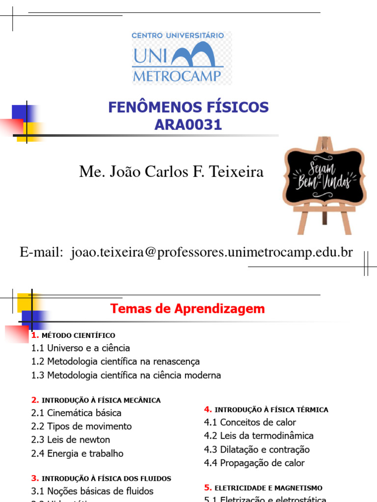 ARA0031 - Fen Menos F Sicos - Parte 1 - 2023 | PDF