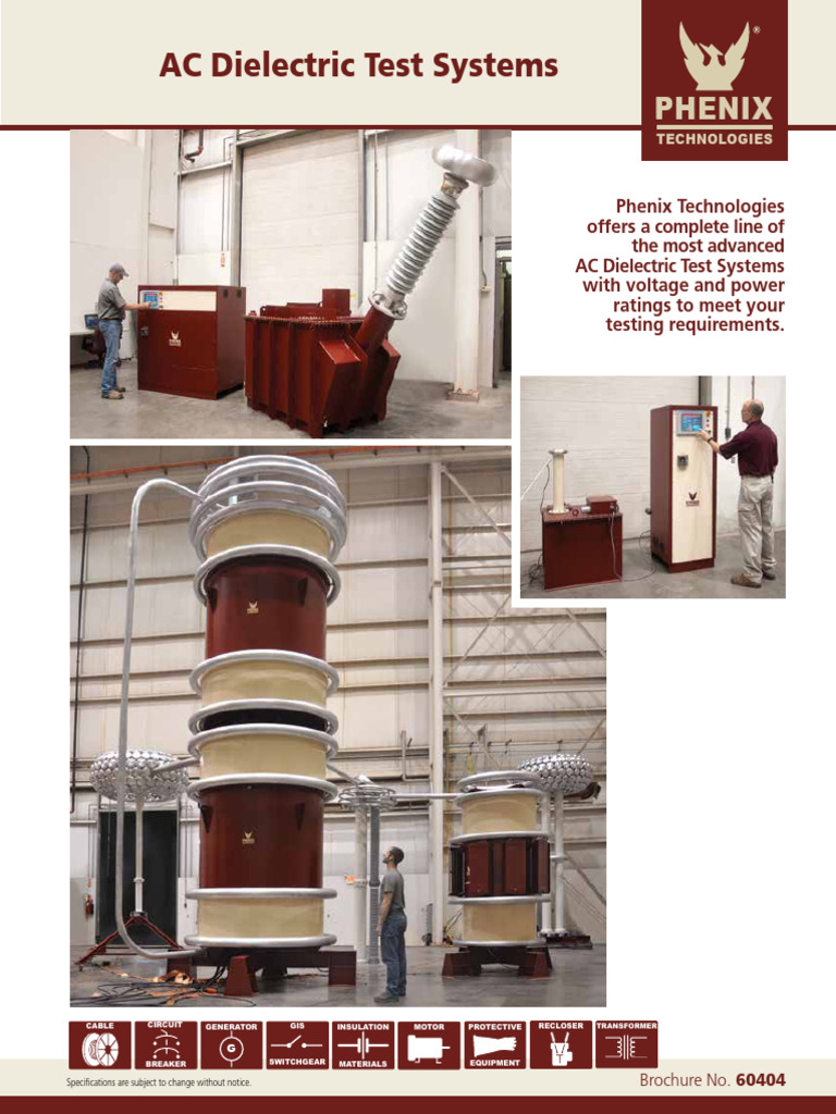 AC Dielectric Test Systems | PDF | Capacitor | Transformer
