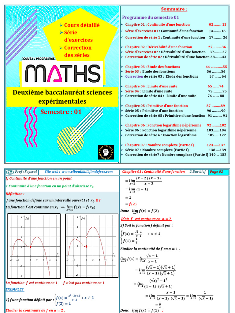 Livre 2bac BIOF Semestre 01 | PDF