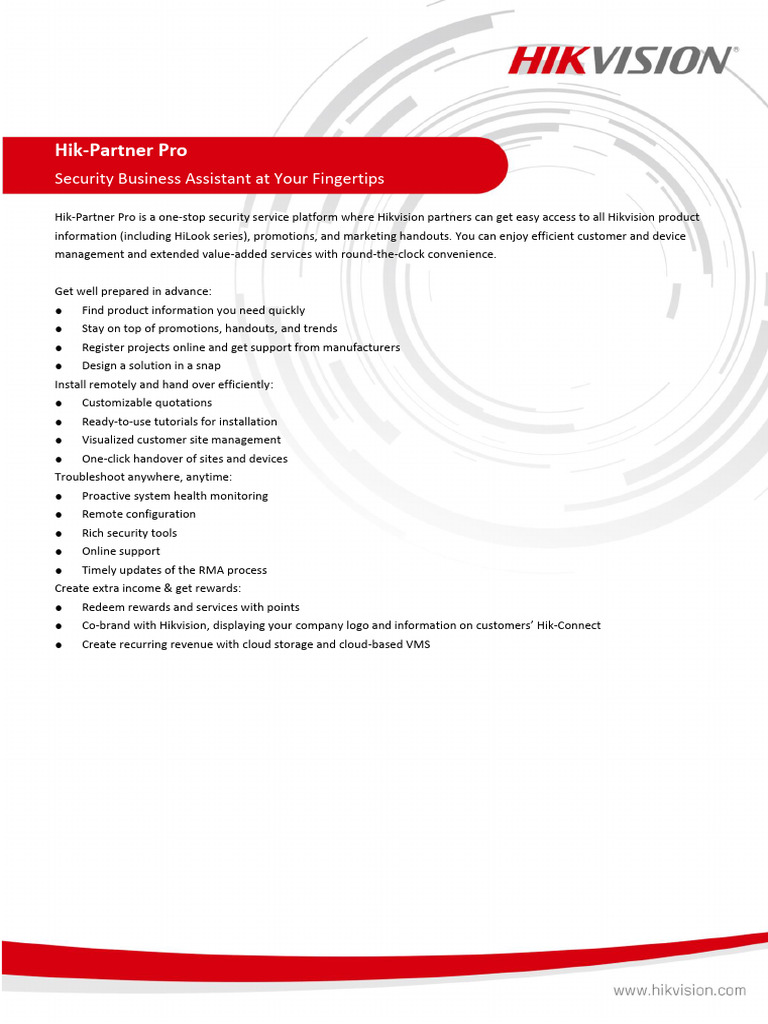 Hik-Partner Pro: Security Service Platform | PDF | Cloud Computing ...