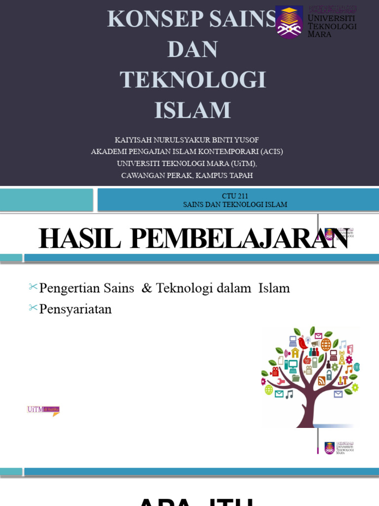 Bab 1 - Konsep Ilmu Sains Islam | PDF