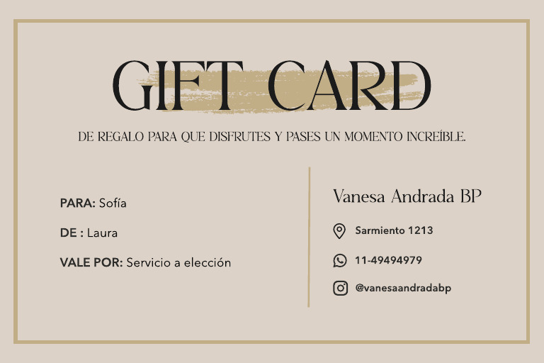 Gift Card | PDF