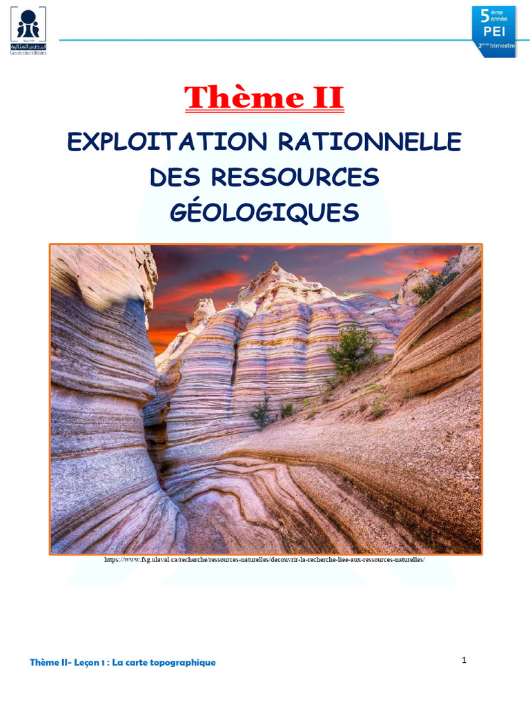 Introduction à la carte topographique | PDF | Topographie | Géologie