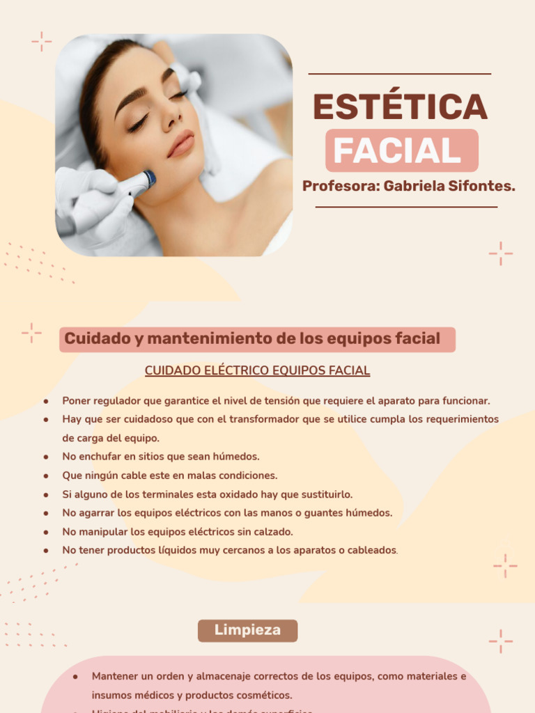 Diapositivas Estética Facial I Pdf