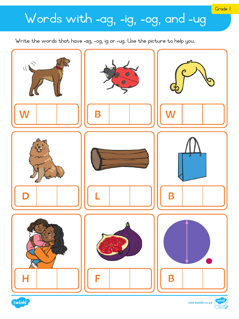 Short Vowel Word Activities for Grade 1 | PDF