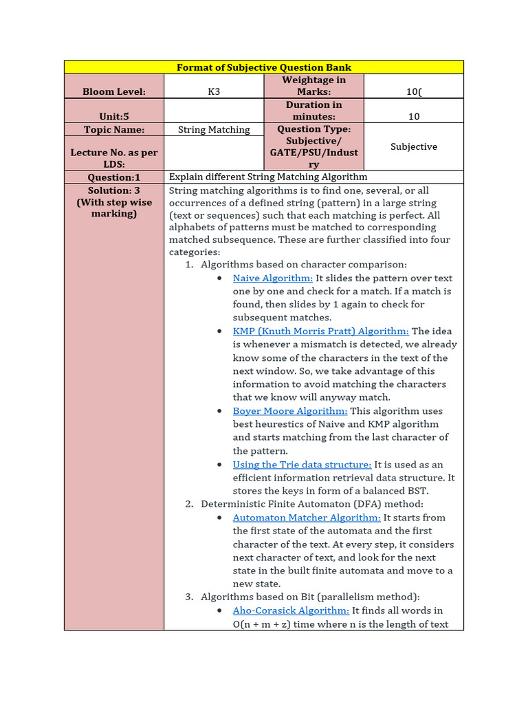 DAA Unit5 Theory 50q | PDF | Time Complexity | Algorithms DAA Unit5 Theory 50q | PDF | Time Complexity | Algorithms
