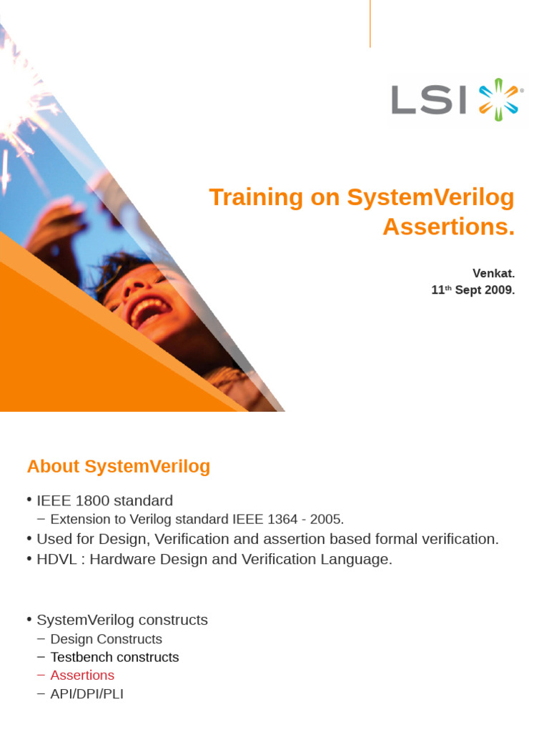 Training On Sv Assertions Pdf Computer Programming Computer Science 
