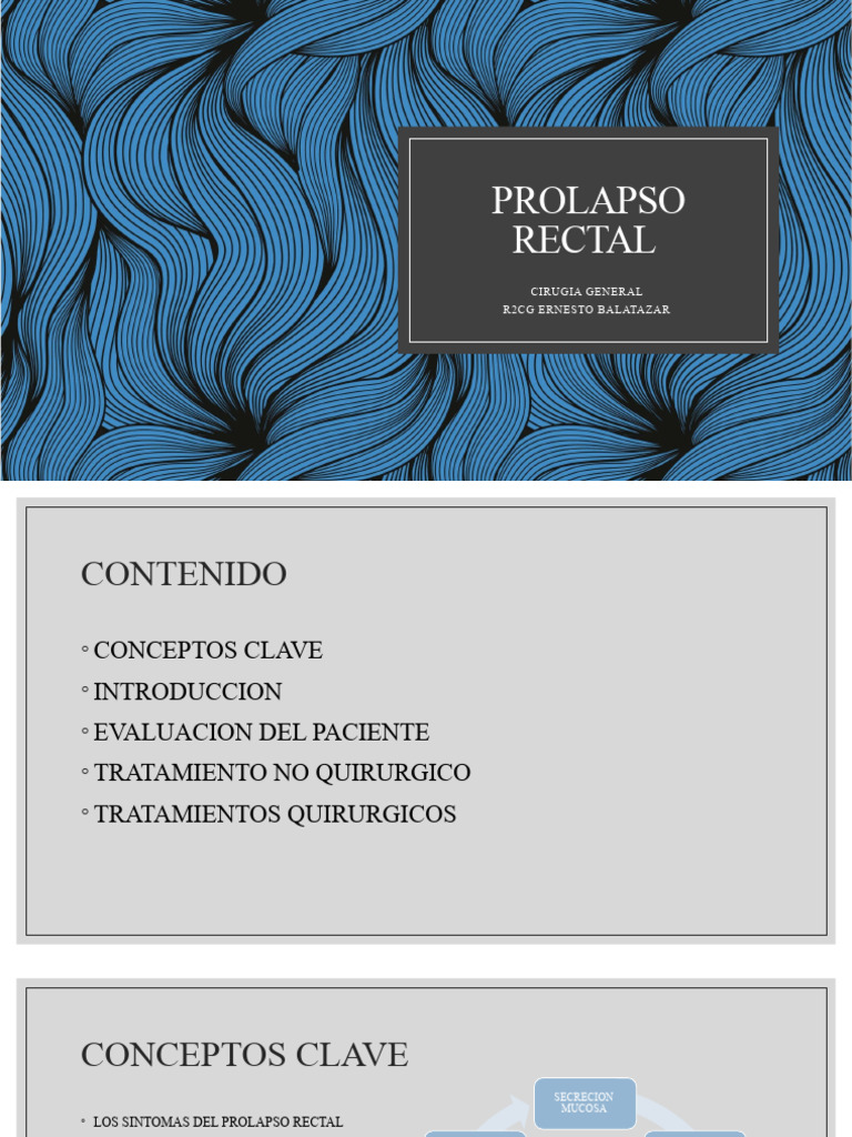 Prolapso Rectal | PDF | Recto | Estreñimiento