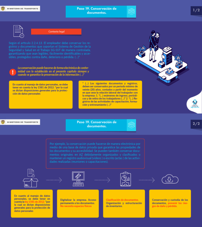 Paso 19 Conservacion Documentos | PDF