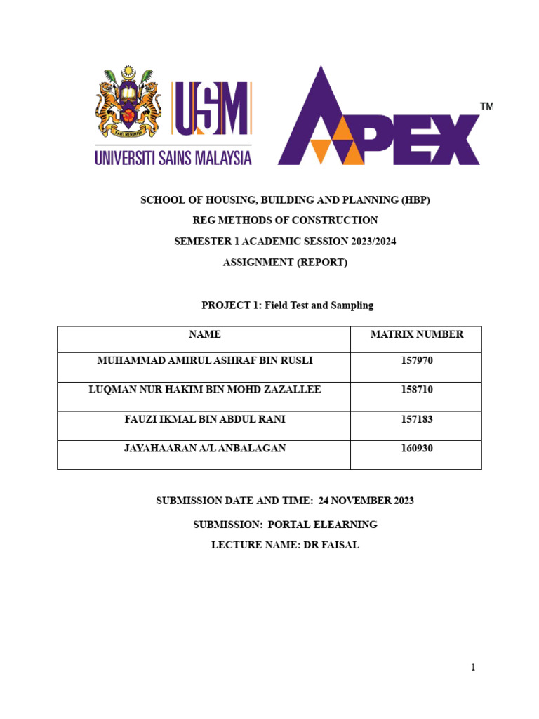 Field Test and Sampling | PDF | Sampling (Statistics) | Soil