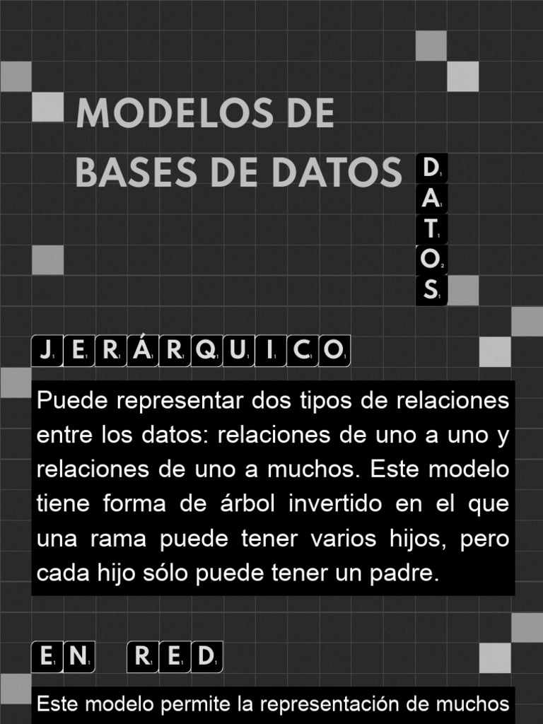 04 20 Modelo+de+Bases+de+Datos | PDF | Bases de datos | Tecnologías de la información