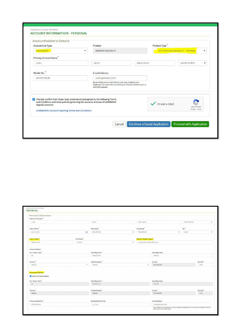 LBP Online Transactions | PDF