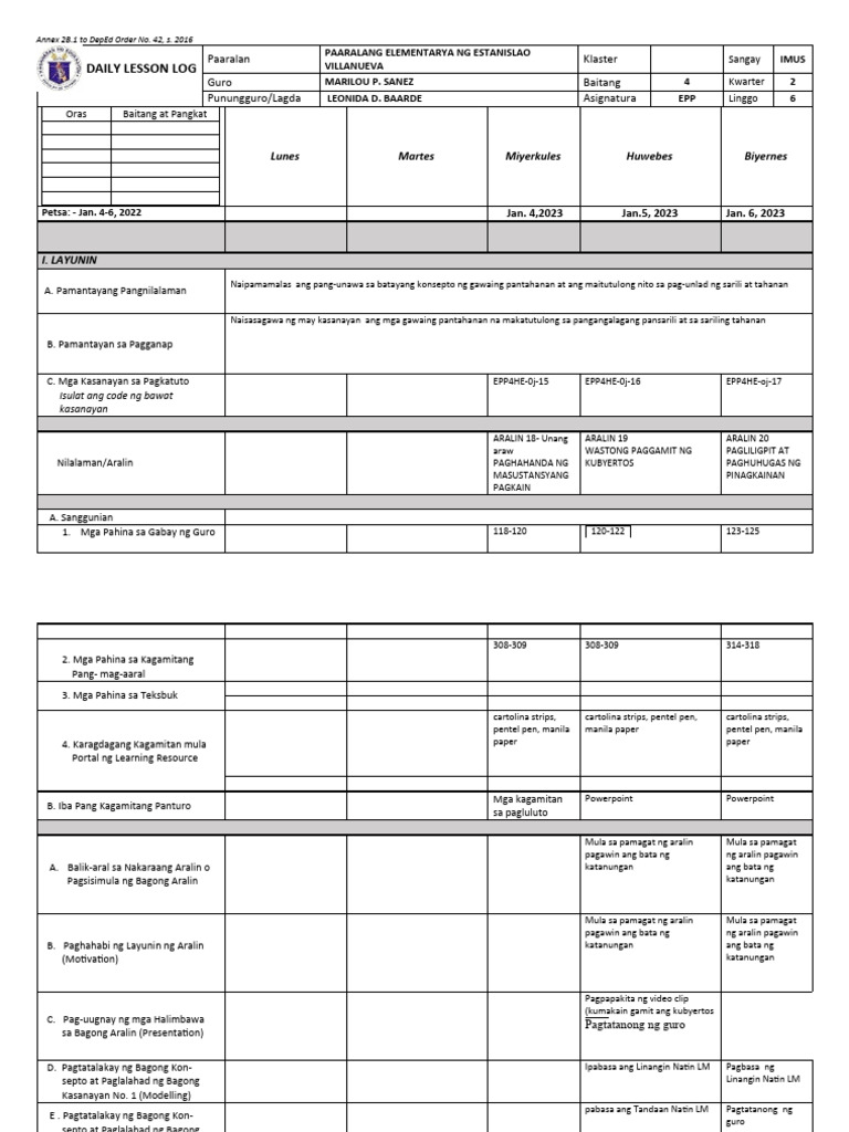 DLL EPP4 Jan. 4 6 2023 | PDF