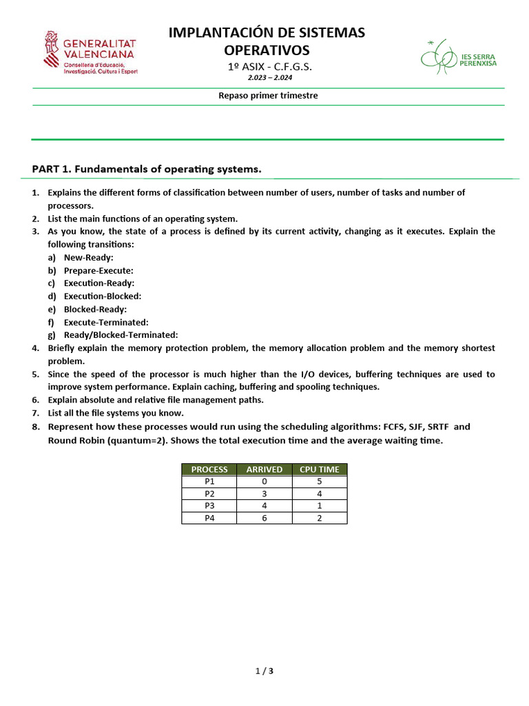 ISO-First Trimester - Extra | PDF | Operating System | Central ...