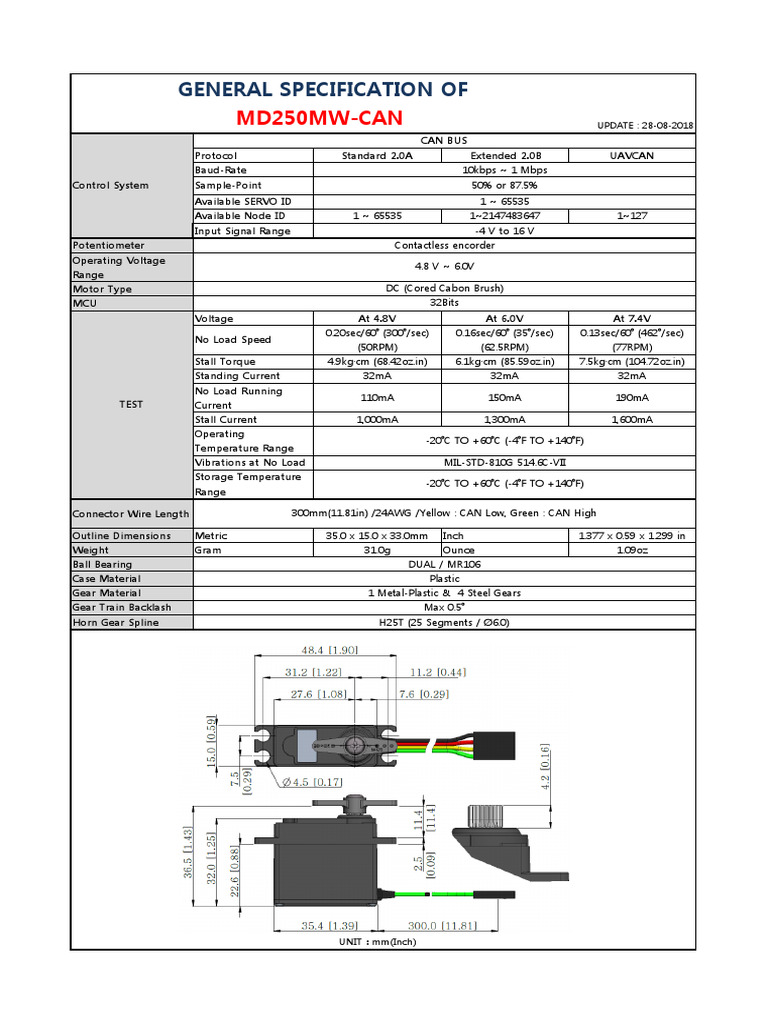 MD250MW CAN DataSheet 1642812289 | PDF | Gear | Electric Motor