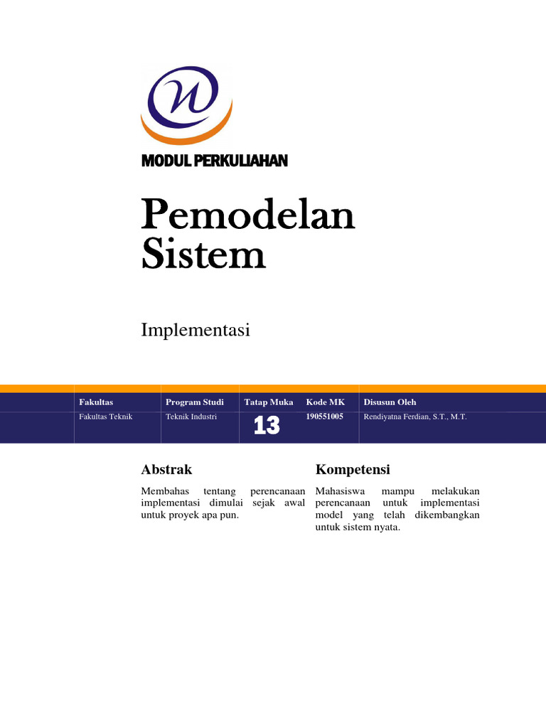 Modul 13 Implementasi | PDF