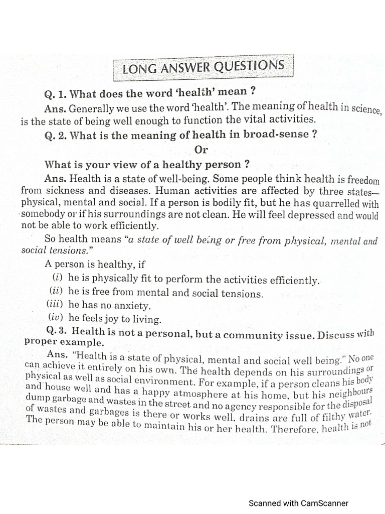 Why Do We Fall Ill | PDF