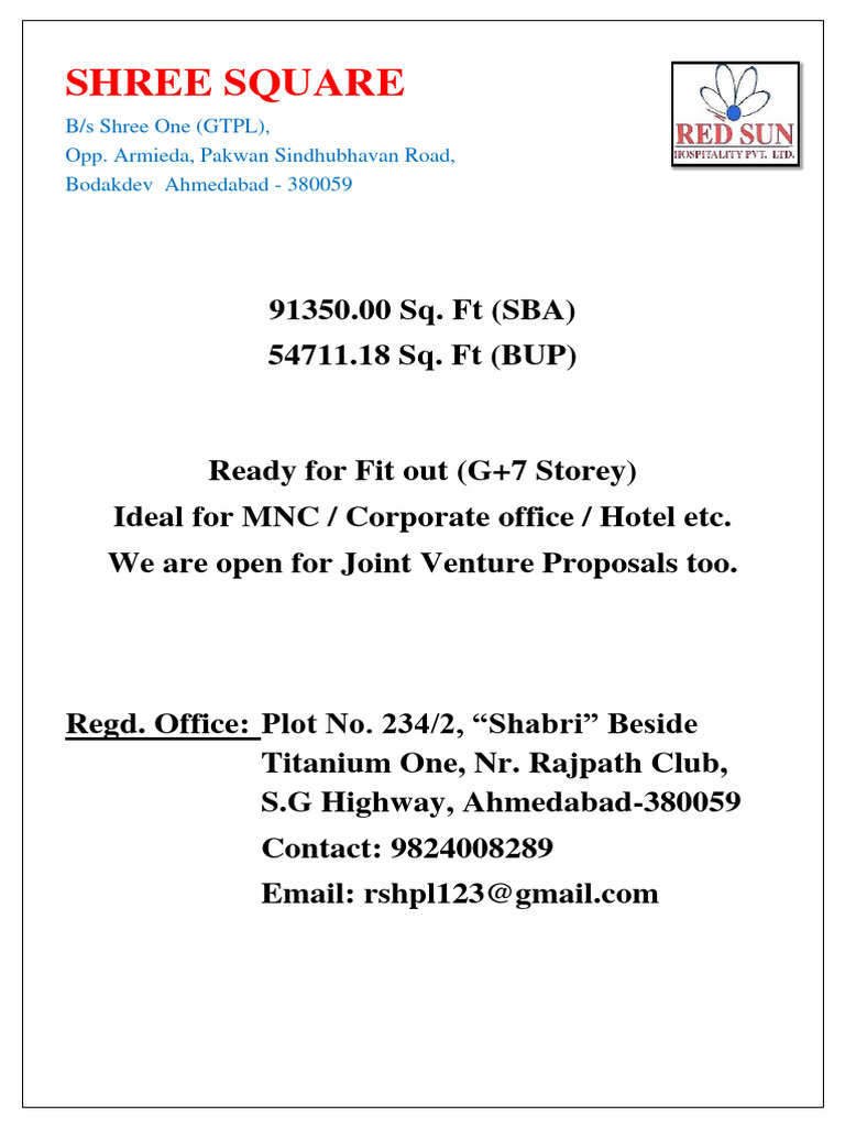 Brouchure Shree Square 22.12.20 | PDF