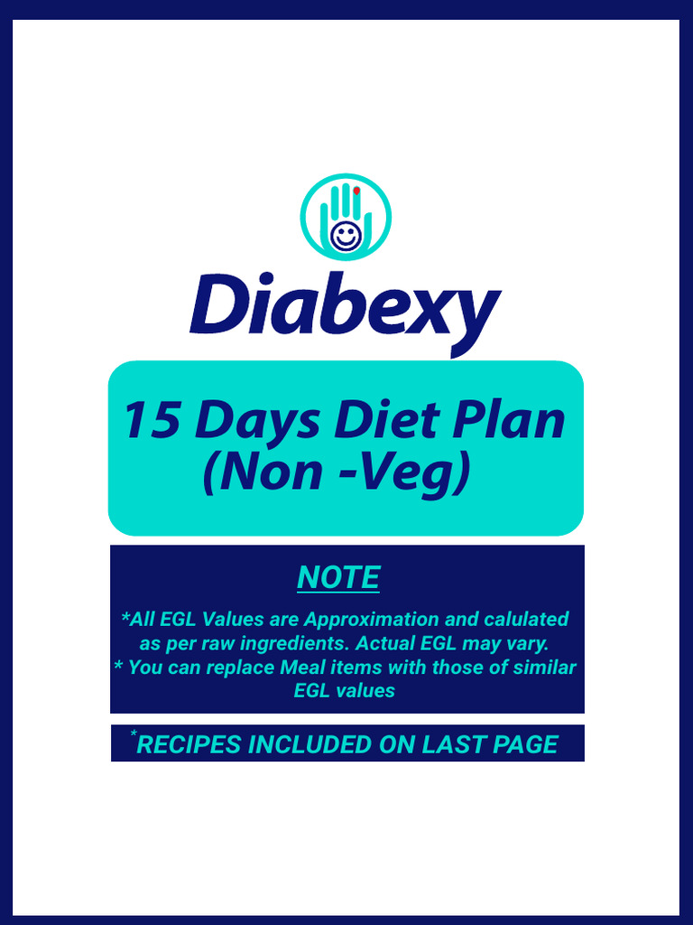 15 Days Diet Chart (Non-Veg) (1) | PDF | Lunch | Drink