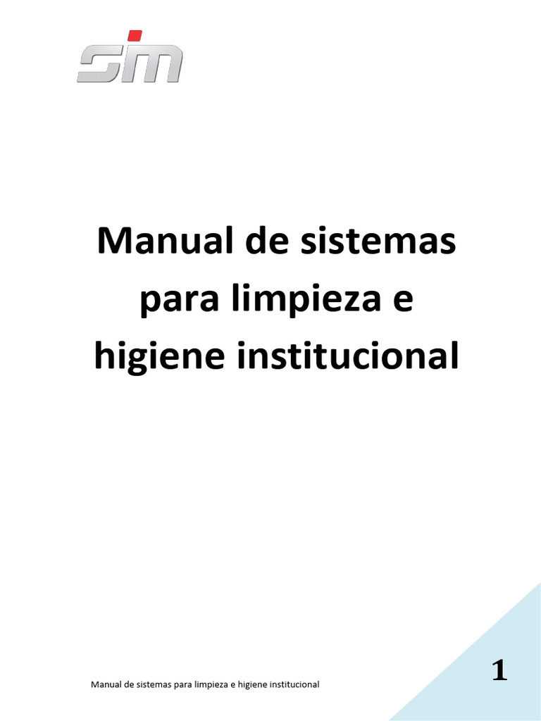 Manual de Limpieza e Higiene FINAL | PDF