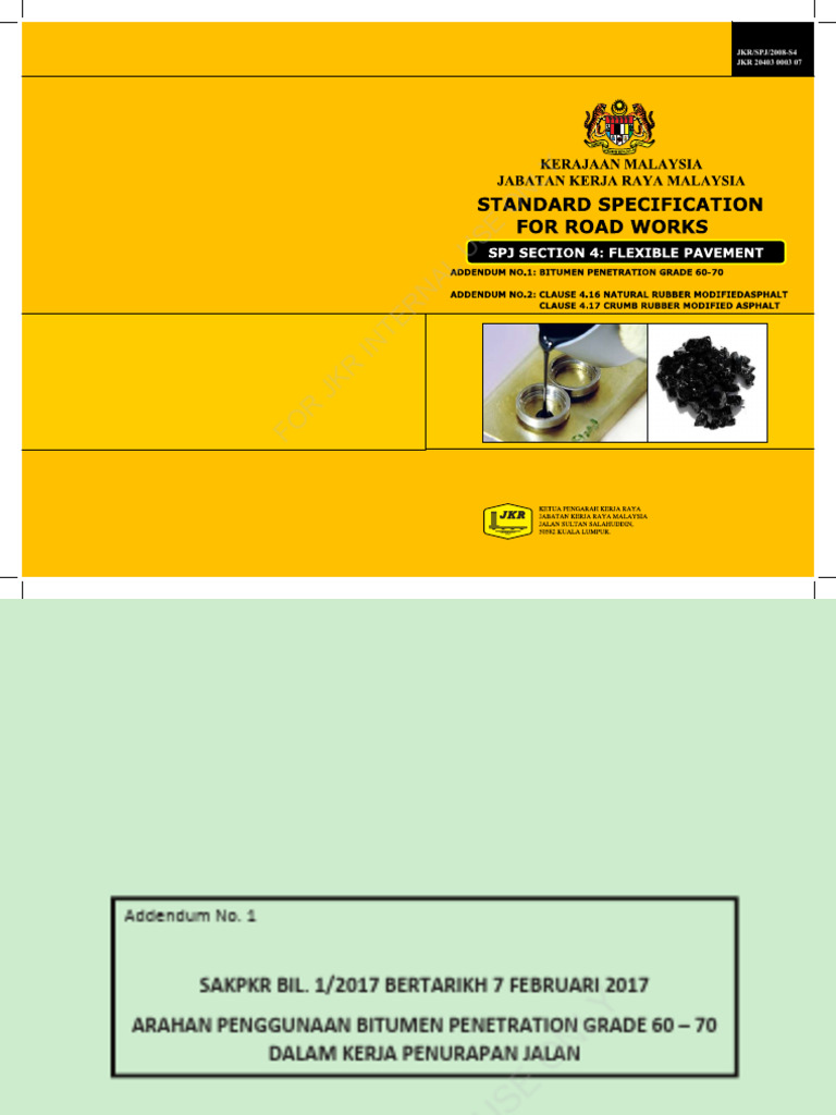 SPJ SECTION 4 - Addendum No.1 & 2 | PDF