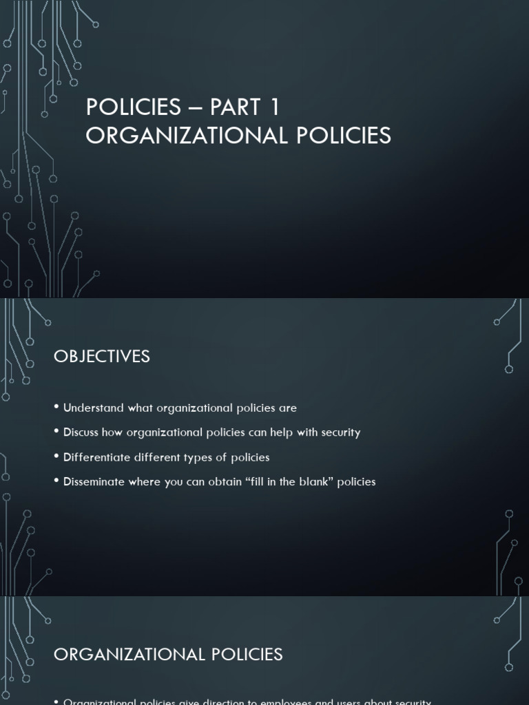 3-Organizational-Policies | PDF