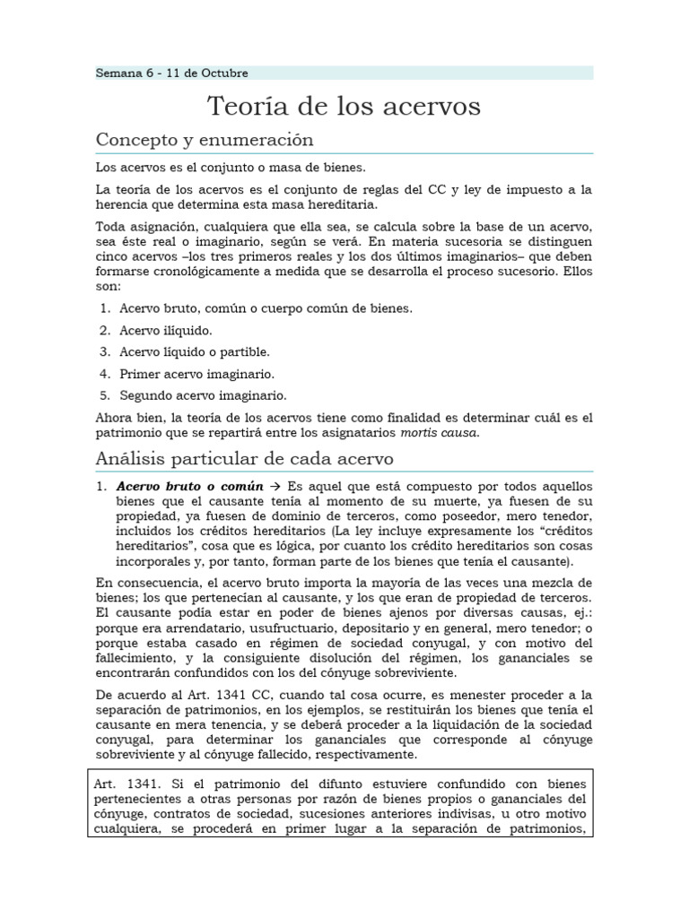 Segunda Evaluacion Sucesorio - Apuntes Profesora | Descargar gratis PDF ...